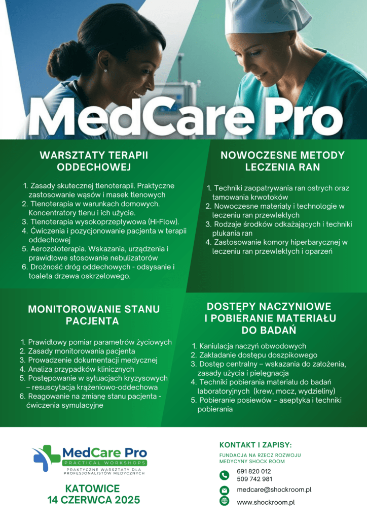 Program MedCare Pro - Fundacja Na Rzecz Rozwoju Medycyny SHOCK ROOM